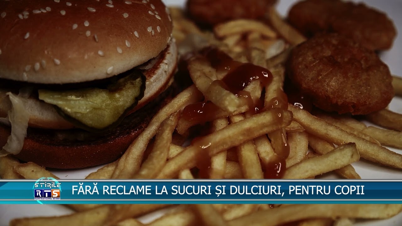 FĂRĂ RECLAME LA SUCURI ȘI DULCIURI, PENTRU COPII – RTS